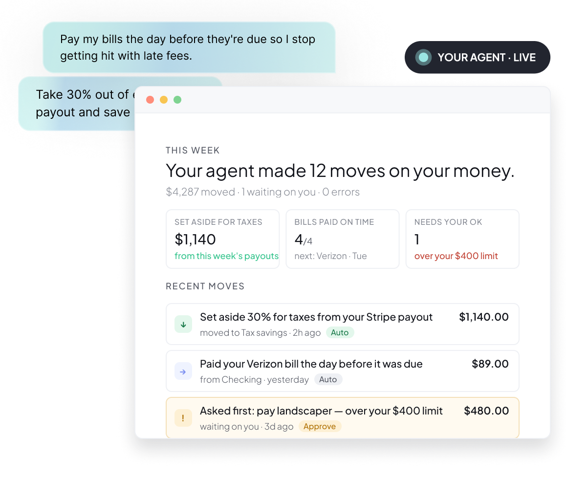 Sequence — Give your AI agent the keys to your money